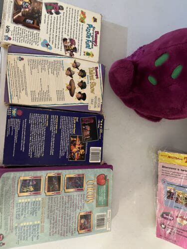 Microsoft Actimates Barney 1997 Bundle Works Sining Games Plush 14 In