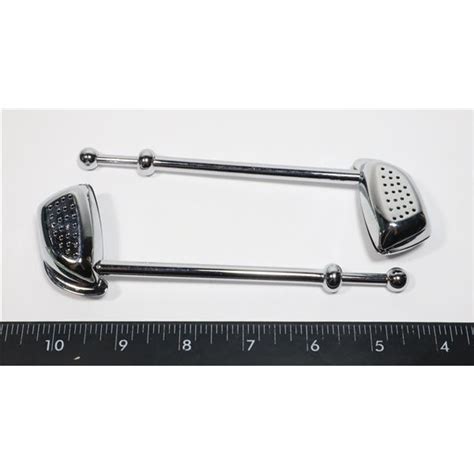 Two Stainless Steel Golf Club Theme Tea Diffusers