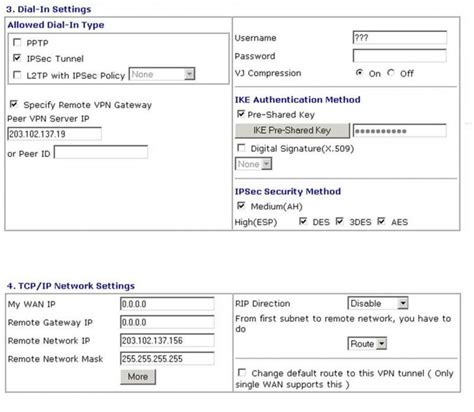 Ipsec Vpn Configuration Between Vigor2820 And Cisco Vpn Concentrator 3080 Draytek Faq