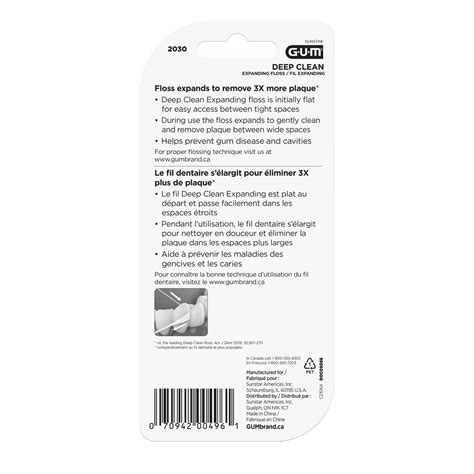 Gum® Expanding Floss It Expands To Reach More Tooth Surface Gum® Expanding Floss It Expands To Reach More Tooth Surface