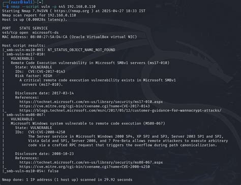 Windows Xp Penetration Testing Ms08 067 Smb Exploit 1 Razz Security Blog