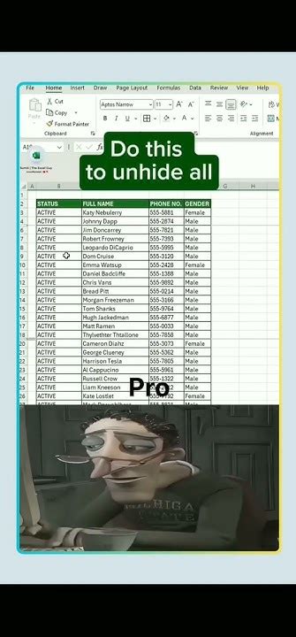 How To Hide And Unhide Rows And Columns In Excel Excel Exceltips