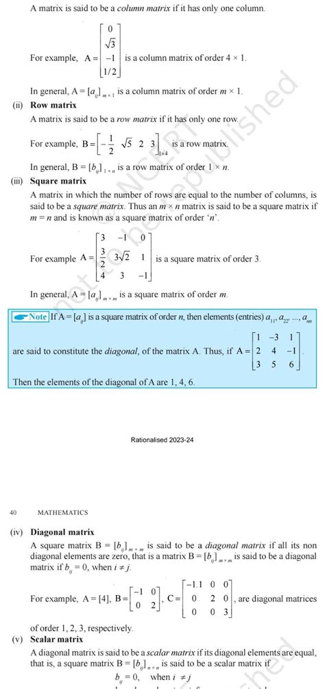 Answered A Matrix Is Said To Be A Column Matrix If It Has Only One