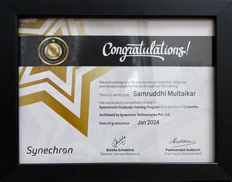 Synechrontraining Professionaldevelopment Samruddhi Multaikar