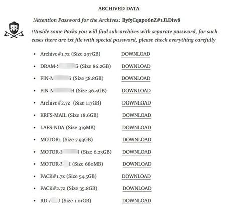 ADATA Sensitive Files Published Online By Ragnar Locker Ransomware Gang