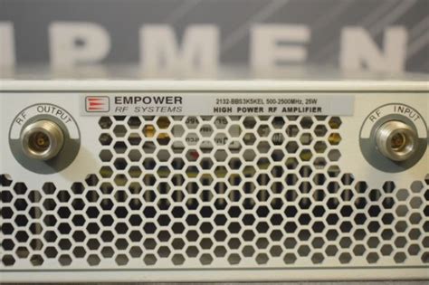 Empower Rf Systems 2132 Bbs3k5kel High Power Rf Amplifier 500 2500mhz