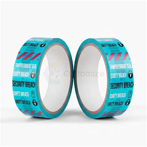 Custom Tamper Evident Tape Secure And Branded Packaging