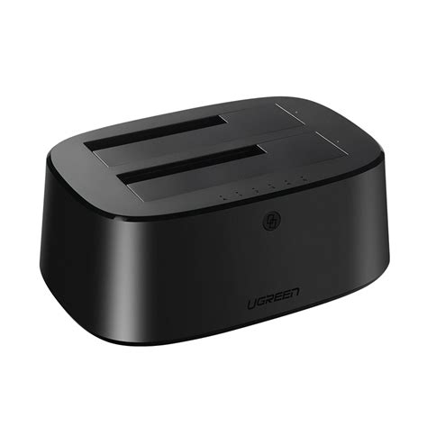 Ugreen联双盘位移动硬盘外接盒子外置硬盘读取器sata转usb30底座虎窝淘