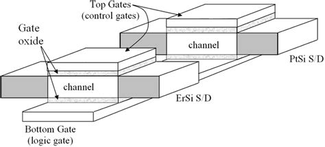 Simplified View Of The Schottky Source Drain Transistor Pair Download Scientific Diagram