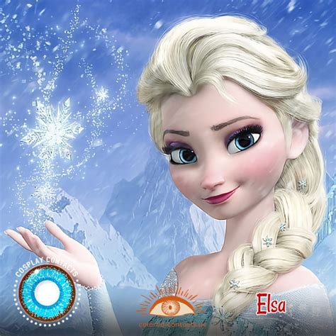Frozen Elsa Cosplay Contact Lenses Colored Contacts