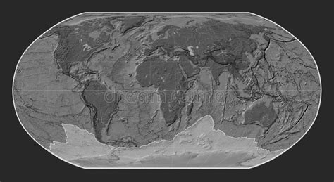 Antarctica Tectonic Plate Bilevel Robinson Stock Illustration Illustration Of Eruptions