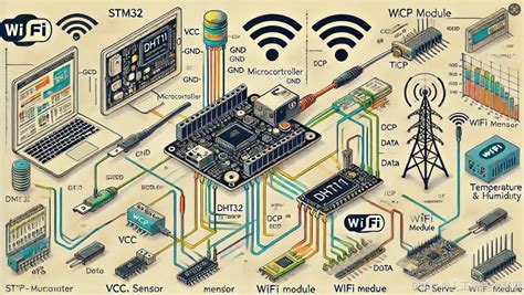 stm32收集dht11温湿度传感器数据并将数据通过wifi发送到tcp服务器 用wifi传传感器数据怎么连引脚 csdn博客