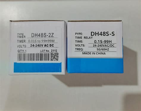 OMRON Red Rectangle Type Dh S Z Digital Timer For Industrial A VAC A VDC At