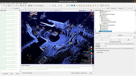 D Point Cloud Object Detection In LidarView