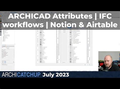 skewed on linkedin archicatchup archicad attributes ifc
