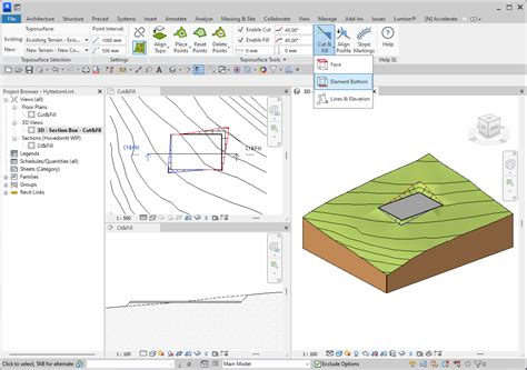 Using Cut And Fill And Slope Markings In Naviate For Revit Site And Landscaping