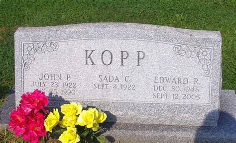 John P Kopp 1922 1990 Memorial Find A Grave