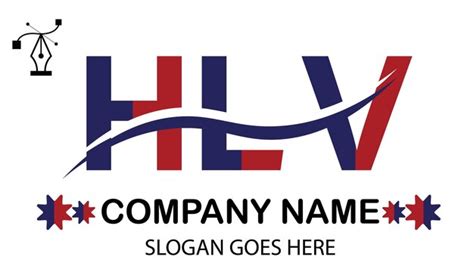 Premium Vector Hlv Letter Logo