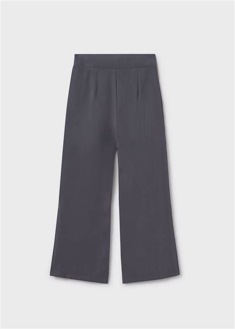 Girl Pants With Buttons Coal Mayoral