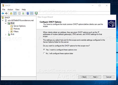 How To Setup And Configure Dhcp On Windows Server 2016 Avoiderrors