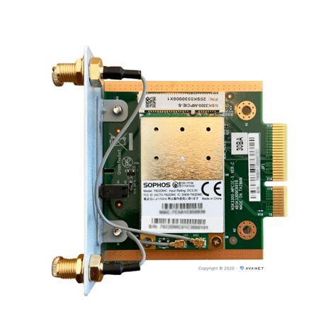 Sophos 802 11ac 2x2 Wifi Module [xsgztch2w] Avanet