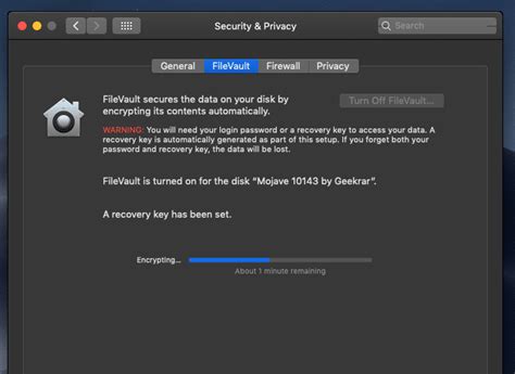 how to encrypt macos system drive on virtual machine geekrar