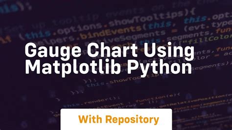 Gauge Chart Using Matplotlib Python Youtube