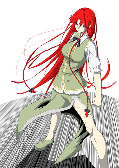 Hong Meiling Touhou Drawn By Niwatazumi Danbooru