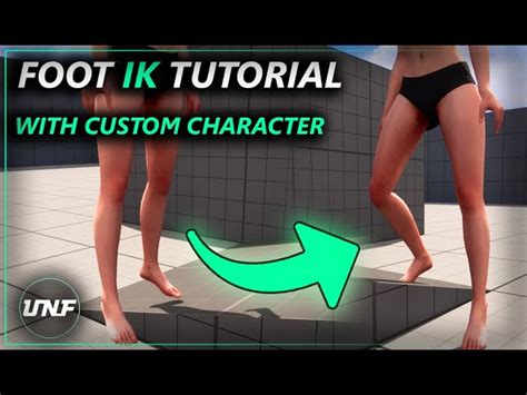 free video foot ik tutorial in unreal engine 5 with custom character realistic foot placement