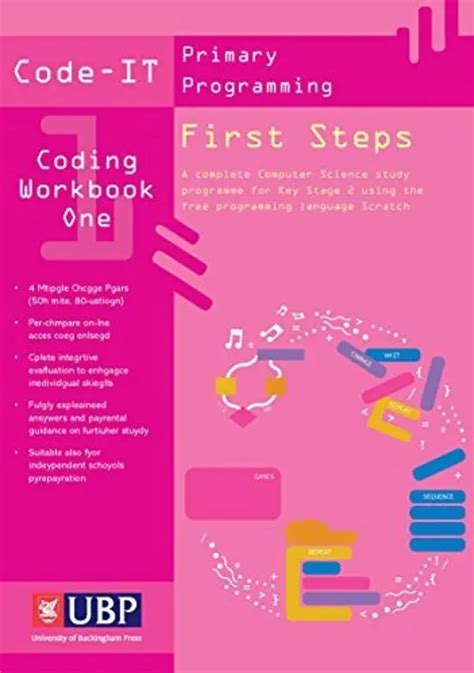 Code It Workbook 1 First Steps In Programming Using Scratch E Book