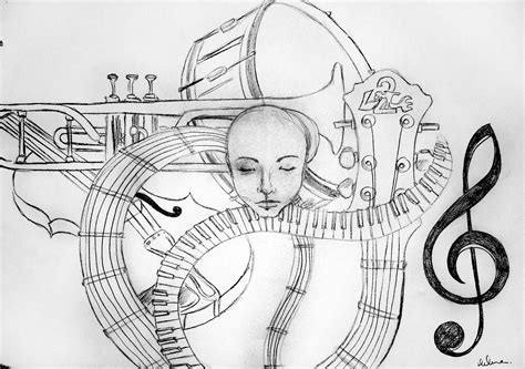 Cool Drawings Of Music Notes
