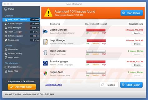 Your System Is Infected With 3 Viruses POP UP Scam Mac Removal