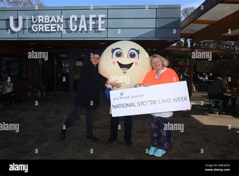 National Stottie Cake Week With Big River Bakerys Mascot Scotty The Stottie Attending Urban