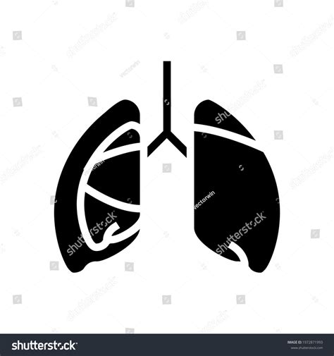 Pneumothorax Disease Line Icon Vector Pneumothorax Stock Vector Royalty Free 1972871993