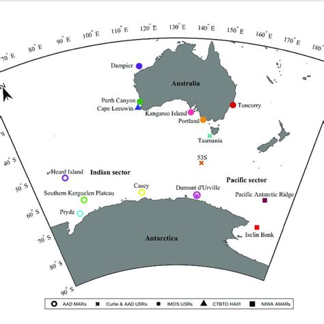 Deployment Locations Of The Passive Acoustic Monitoring Systems Used Download Scientific
