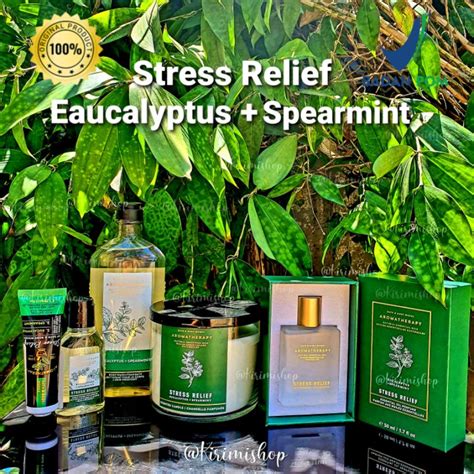 Jual Bath And Body Works Stress Relief Eaucalyptus Spearmint Bbw Ori Shopee Indonesia