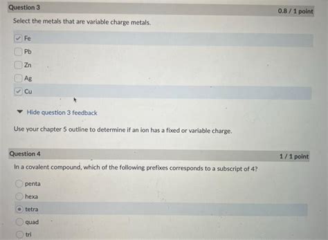 Solved Select The Compounds That Are Ionic Compounds CO KCl Chegg Com