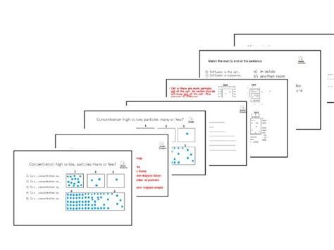 Gcse Diffusion Worksheets With Answers Master The Concept Of Diffusion