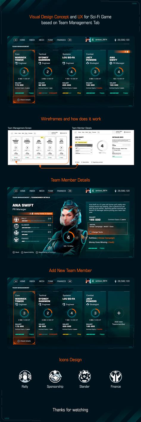 Sci Fi Game UI Visual Concept On Behance
