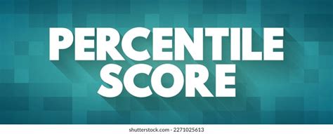 Percentile Score Comparison Score Between Particular Stock Vector