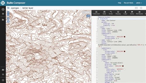 Creating A Dynamic Contour Map — Opengeo Suite 48 User Manual