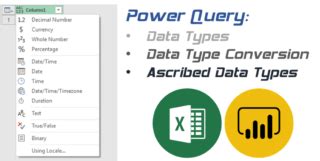 Data Types Data Conversion And Ascribed Data Types In Power Query And Power BI The Power User
