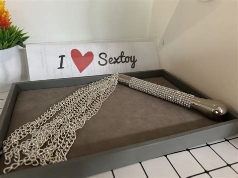 แส้โซ่เพชร I Love Sextoy