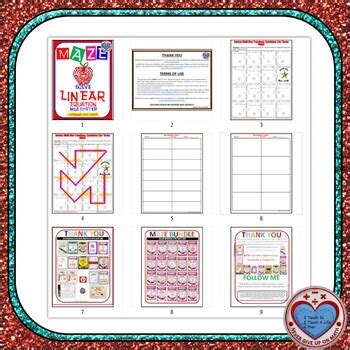 Maze Solving Multi Step Linear Equations Combine Like Terms Same Side