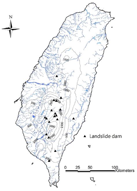 Landslide Rates In Regions Of Different Cumulative Rainfall Depths