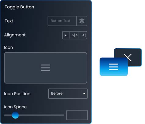 Elementor Hamburger Widget Layouts Hover Animations