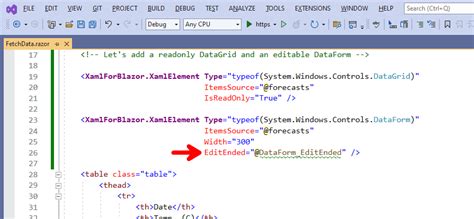 getting started doc xaml for blazor