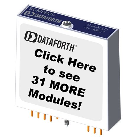 Frequency Input Module Scm5b45 Series Dataforth Corporation