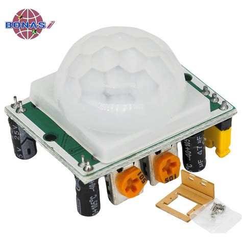 Hc Sr501 조정 Ir 초전기 적외선 Pir 인체 적외선 모션 센서 감지기 모듈 Arduino Raspberry Pi