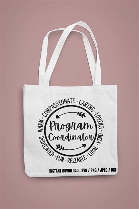 Program Coordinator Svg Program Life Svg Coordinator Svg Etsy